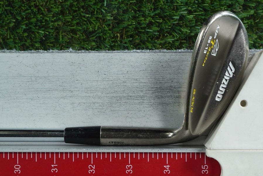 MIZUNO MP T SERIES BLACK NICKEL SAND WEDGE TRUE TEMPER WEDGE FLEX 56 ...