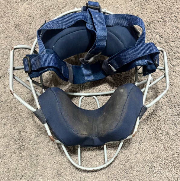 Easton Catchers Traditional lightweight face mask navy blue / silver ...