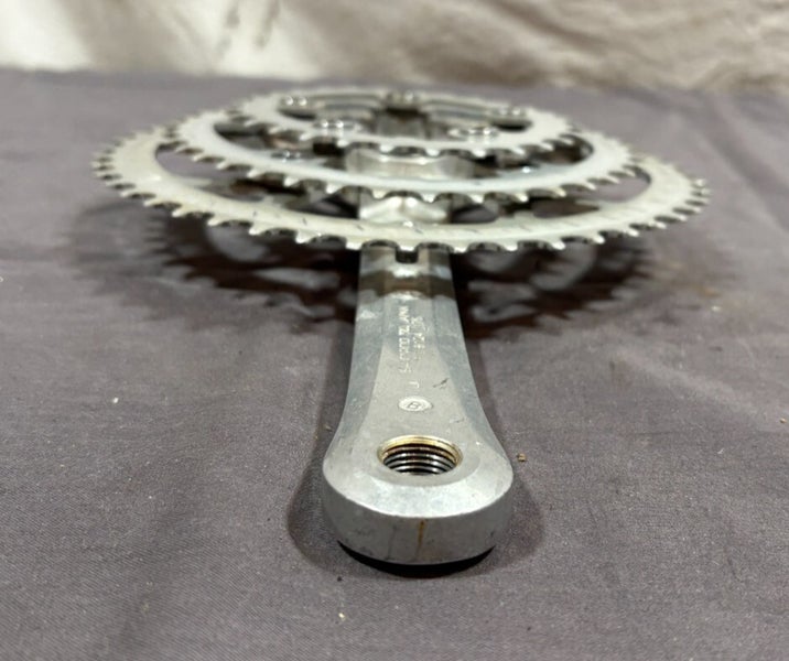 Vintage 1980s Shimano FC-B124 175mm 48/38/28 Biopace Aluminum Triple Crankset | SidelineSwap ...