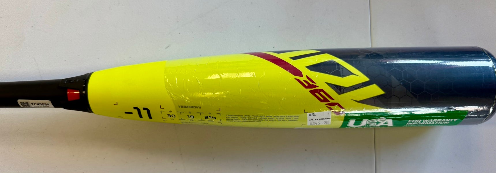 Easton ADV 360 USABat Certified Bat (-11) Composite 19 oz 30" (New ...