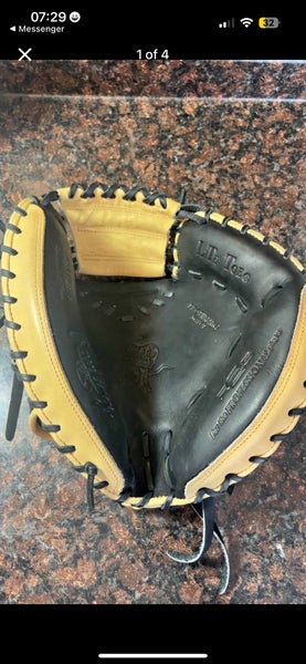 Catcher's Rawlings Right Hand Throw Heart of the Hide Baseball Glove 34" (Used) | SidelineSwap ...