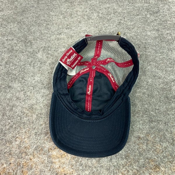 Indian Motorcycles Mens Hat Snapback Navy Gray Trucker Biker Casual ...