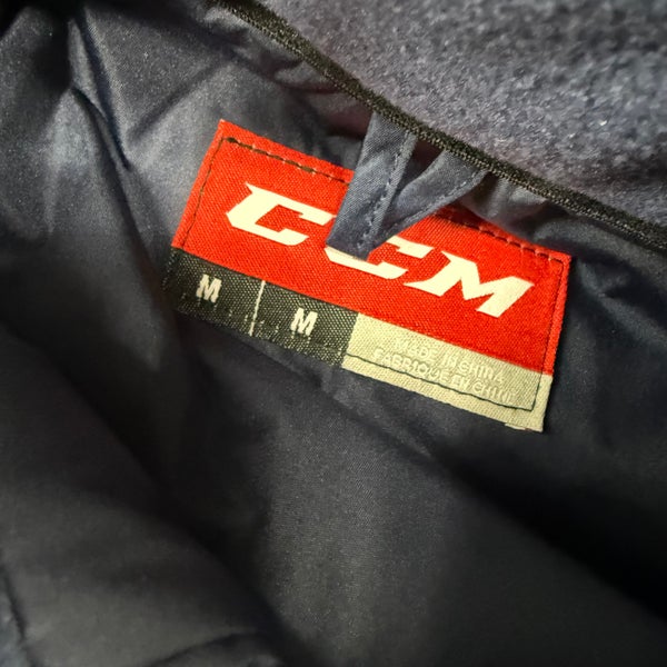 New Navy CCM Mens Team Winter Jacket | Senior M | #888600282770 ...