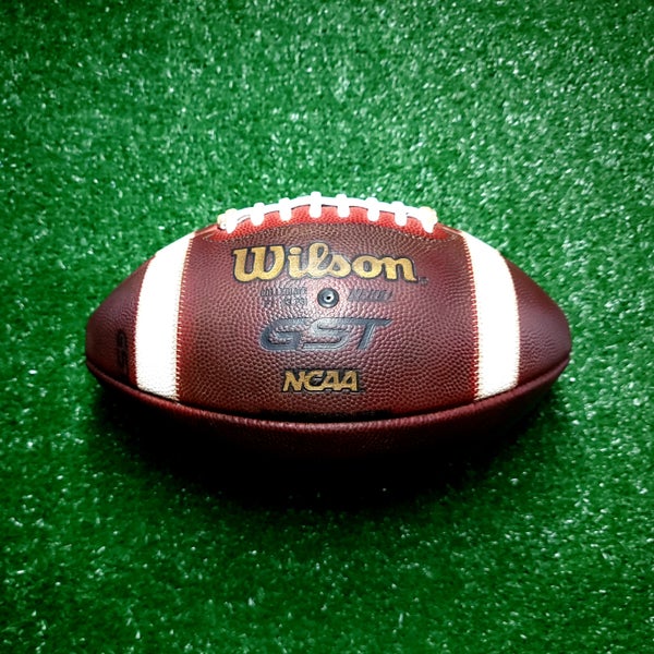 Mudded & Prepped Leather Wilson GST Football | SidelineSwap | Buy and ...