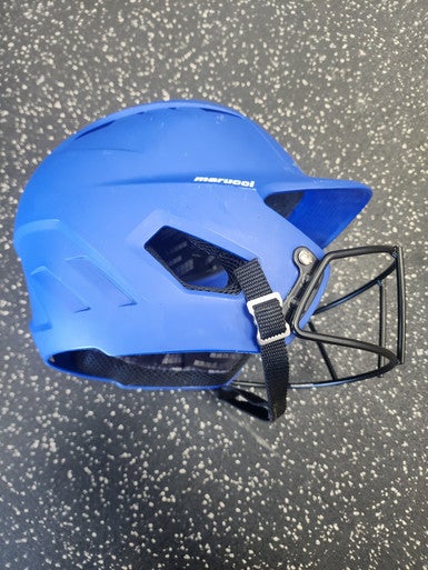 Marucci (Used) Medium Blue Batting Helmet | SidelineSwap | Buy and Sell ...