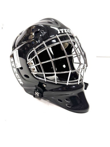 Itech (Used) Black Senior Goalie Mask | SidelineSwap | Buy and Sell on ...