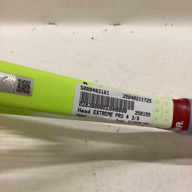 Used Head EXTREME PRO Adult Tennis Racquet Yellow 4 3/8" 11725 ...