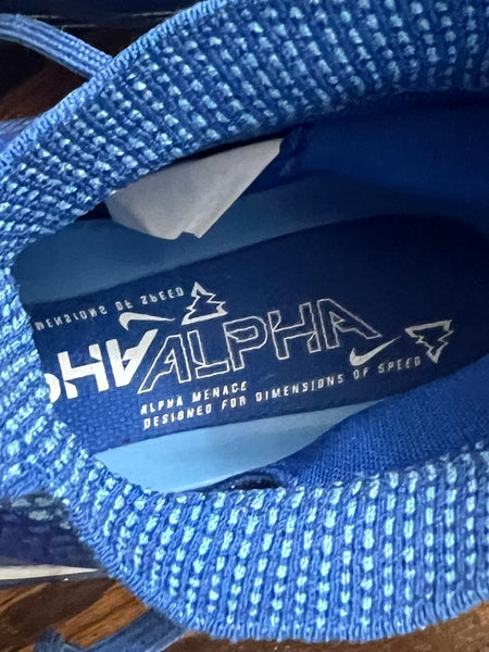 Nike Alpha Menace Elite 3 Football Cleats Mens 7.5 Game Royal Blue ...