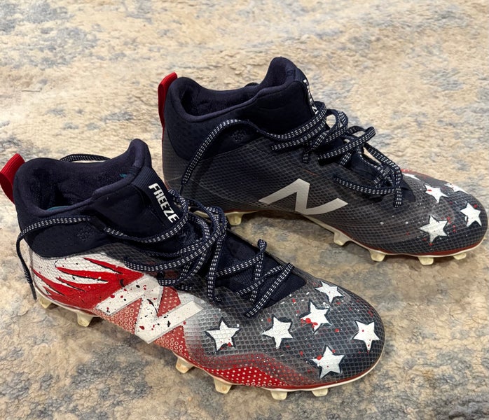 Custom Hand Painted "Stars and Stripes" OG Freeze Cleats (New ...