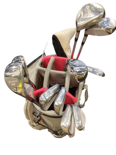 Used Cleveland BLOOM COMPLETE SET Womens Package Set RH Grey 12 Piece ...