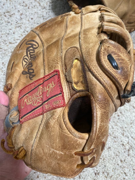 First Base Rawlings Right Hand Throw Pro Preferred Baseball Glove 12.5 ...