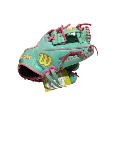 Used Wilson A2000 PRO STOCK BB/SB Glove RH Throw Teal 11 1/2" 11834 ...