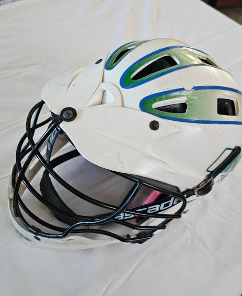 Cascade CPX White Helmet/Black Cage Helmet (Used) | SidelineSwap | Buy ...