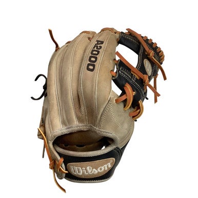 Used Wilson A2000 PRO-STOCK BB/SB Glove RH Throw Black And Grey 11 3/4 ...