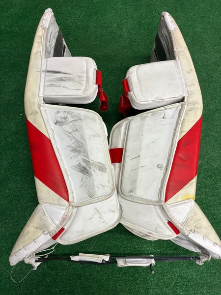 Red 35" Senior Bauer Hyperlite Goalie Full Set Regular Pro Stock ...