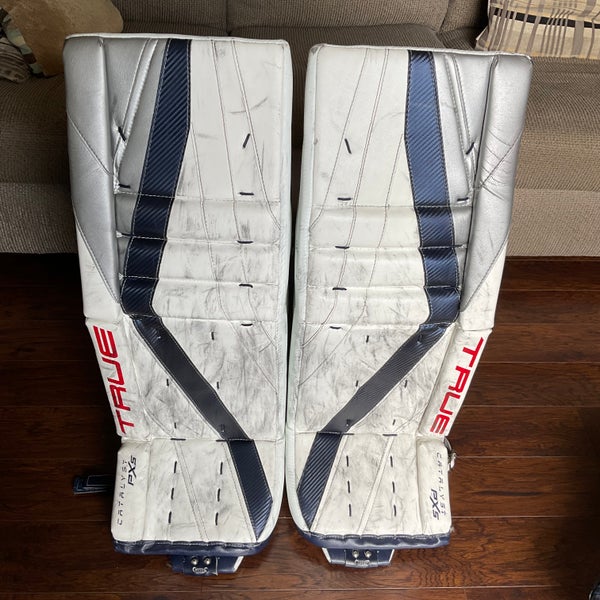 AHL Pro Stock True PX5 Goalie Pads, Glove, & Blocker Set - 32+1 ...