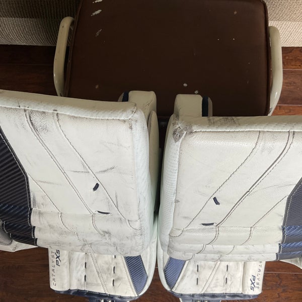 AHL Pro Stock True PX5 Goalie Pads, Glove, & Blocker Set - 32+1 ...