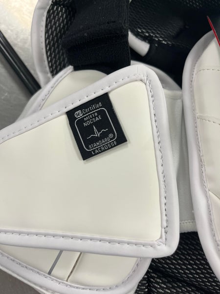 New STX SHADOW UNLTD Lacrosse Shoulder Pads White SM 11849-S000021472 ...