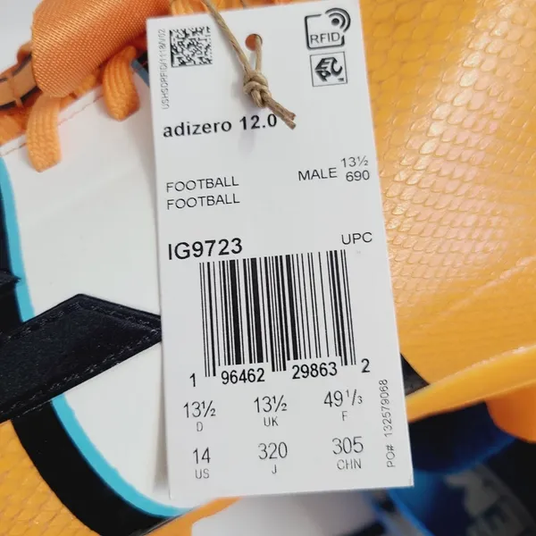 Adidas Disney X Adizero 12.0 Finding Nemo Football Cleats IG9723 Size ...