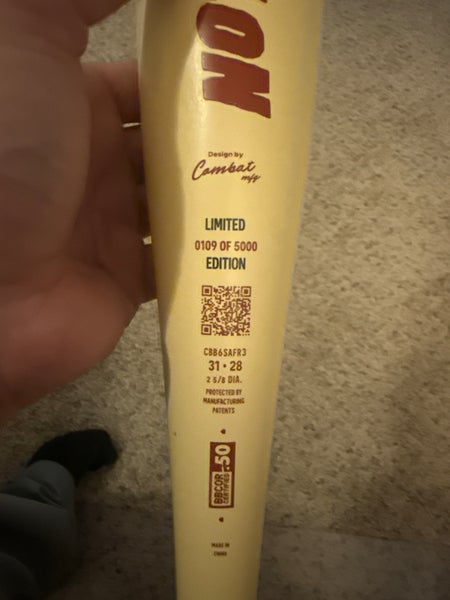 2025 Combat Spec A1 Rodeo BBCOR Certified Bat (-3) Alloy 28 oz 31 ...