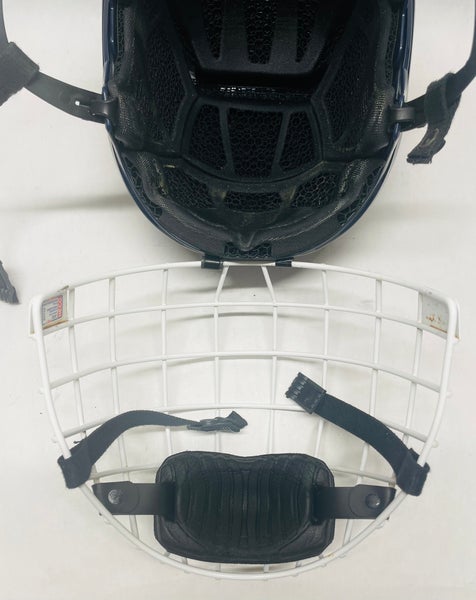 CCM Tacks X Irish Pro Stock Practice Helmet w/cage - Small - Navy ...