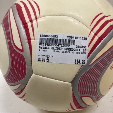 Used Adidas GLIDER Speedcell All Size Soccer Ball White 5 11725 ...