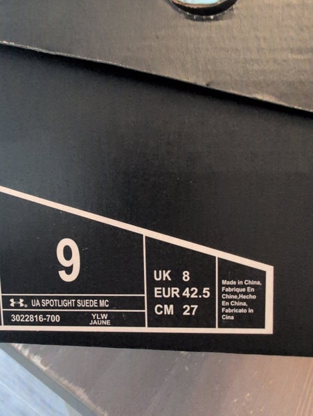 UA Spotlight Pro Suede football cleats/ mens size 9 | SidelineSwap ...