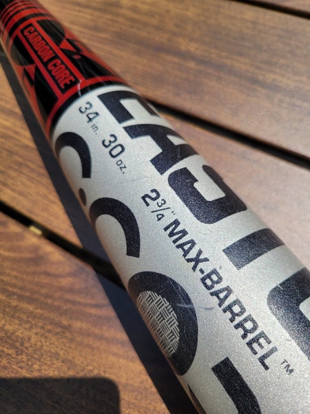ICONIC 1993 RED Easton C•Core Carbon Core Bat (-4) 30 oz 34" MDL. BX90 ...