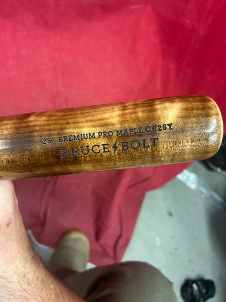 Bruce bolt wooden baseball bat 28” premium pro maple CU26Y ...