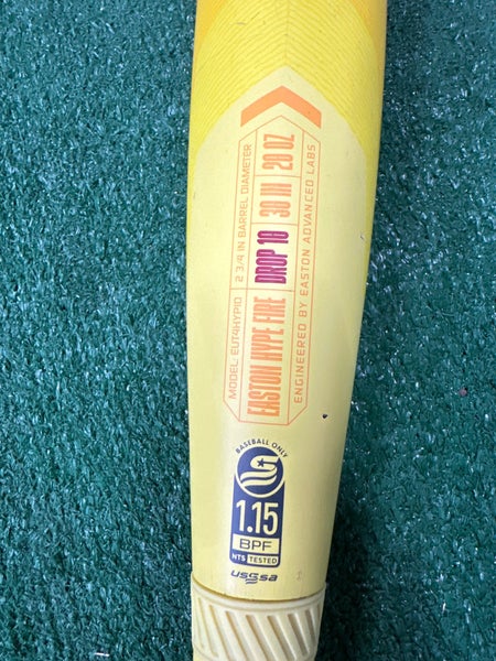 CRACKED – 2024 Easton Hype Fire Composite Bat – USSSA (-10) – 30" / 20 ...