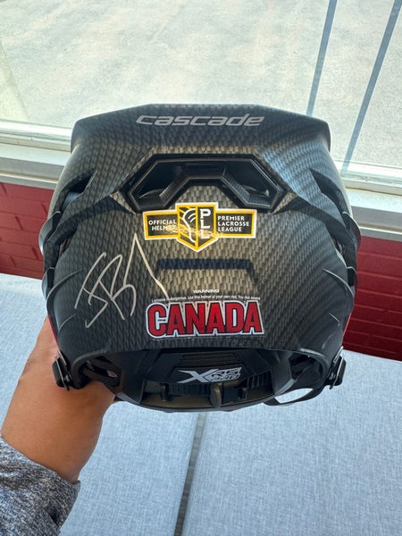 Team Canada Cascade XRS Pro Helmet - Signed by Jeff Teat | SidelineSwap ...