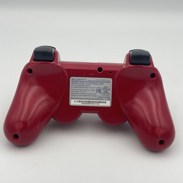 Sony Playstation 3 PS3 Dualshock 3 Controller CECHZC2U - Red - OEM ...
