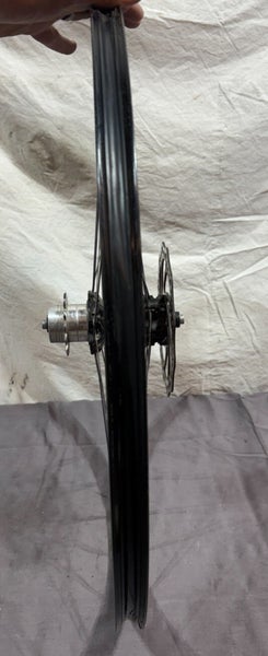 Mavic 24-Bladed Spoke Black Aluminum Disc Brake 26" Rear Wheel 18t Cog ...