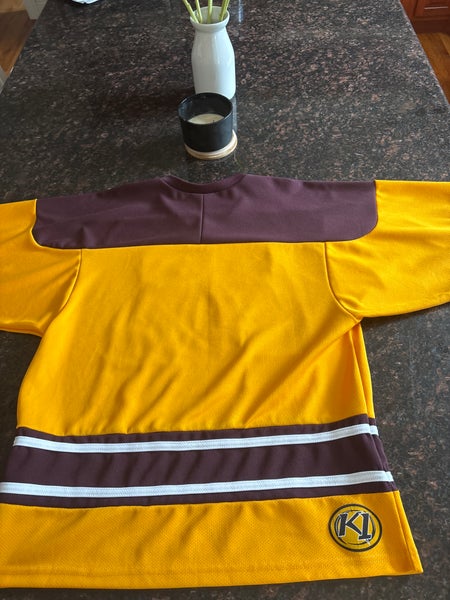Minnesota Gophers Yellow Medium K1 Jersey (New) | SidelineSwap | Buy ...