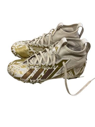 Used Adidas Jr FB Cleats Chocolate And Almond Adjustable 11884 ...