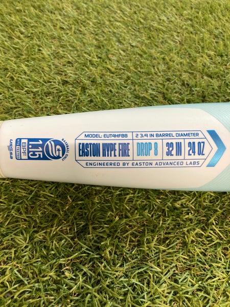 Easton Hype Fire 'Arctic Flame' Limited Edition (2 3/4") USSSA Bat 2024 (-8) | SidelineSwap ...