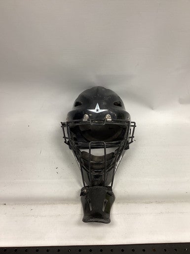 Used All Star HELMET Batting Helmet w/Mask Black MD 11851-S000034062 ...