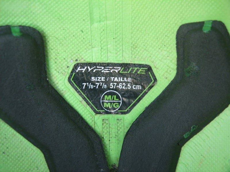 Used Good Condition Bauer Hyperlite Hockey Helmet size Senior M/L Navy ...