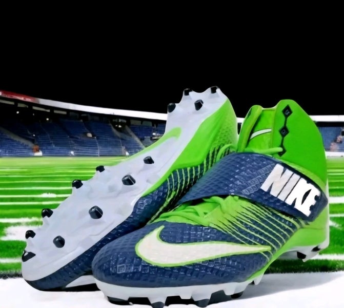 New Nike Strike Pro (US Size 16) Green Blue Football Cleats ...