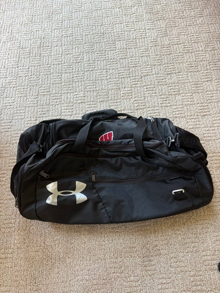 Wisconsin Black Under Armour Duffle Bag (Used) | SidelineSwap | Buy and ...