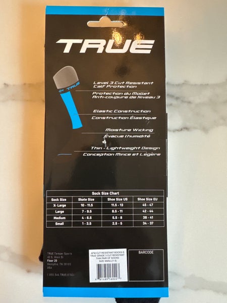 True Cut Resistance Performance Hockey Socks (5 pairs) size small ...