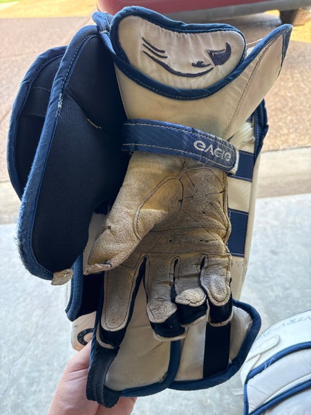 Eagle Sentry Pro Goalie Glove and Blocker | SidelineSwap | Buy and Sell ...