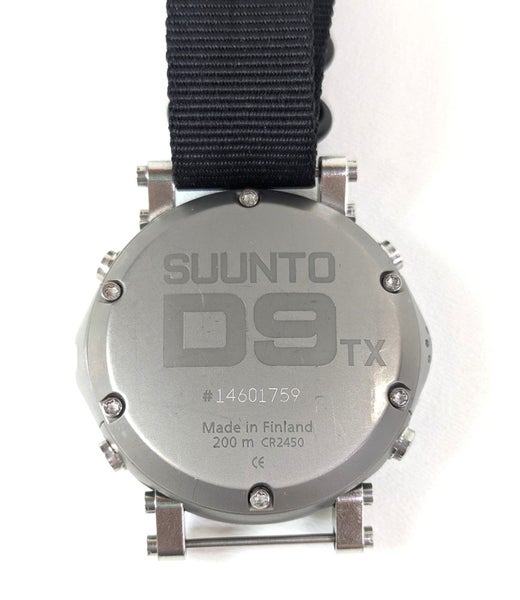SUUNTO D9tx Titanium Trimix SCUBA DIVE COMPUTER WRIST WATCH Wireless ...