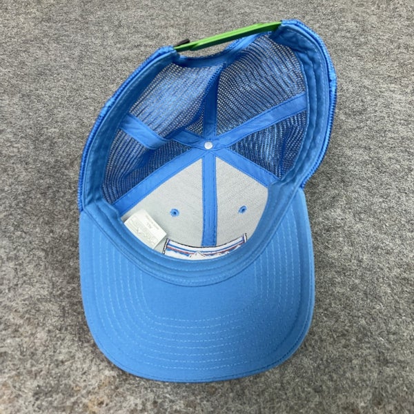 Patagonia Hat Cap Snap Back Blue Mesh Trucker Patch Mens Outdoor Hiking ...