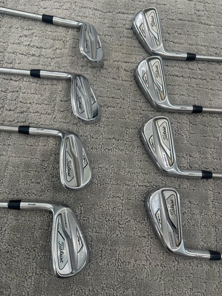 Titleist 718 AP2 Left Hand Iron Set Stiff Flex Graphite/Steel Shaft ...