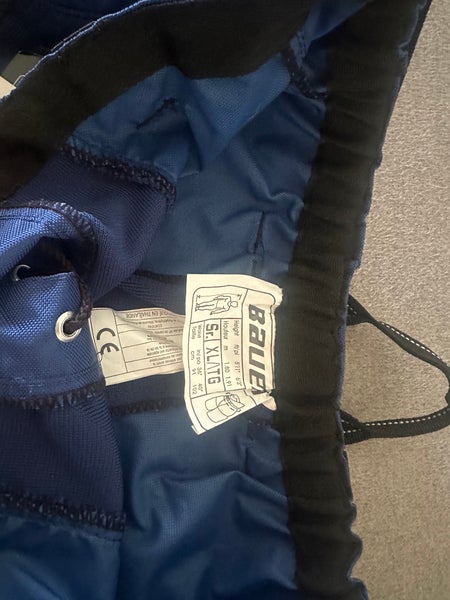 Pro stock Bauer pant shell XL Vancouver Canucks stick in rink-brand new ...