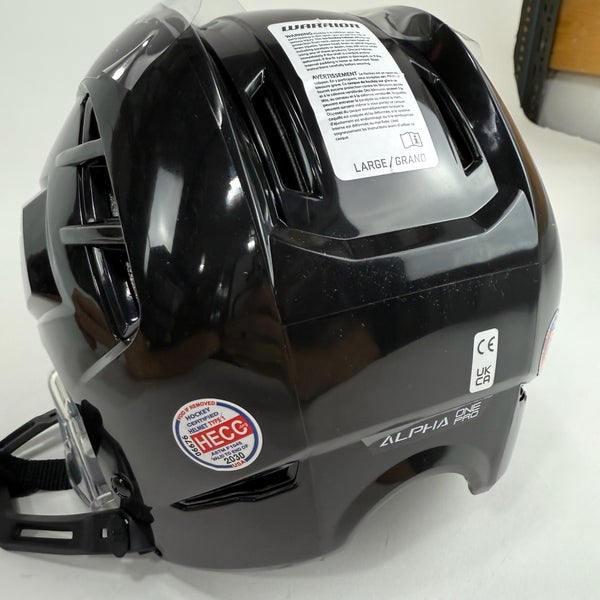 New Black Warrior Alpha One Pro Helmet | Senior Large | SidelineSwap ...