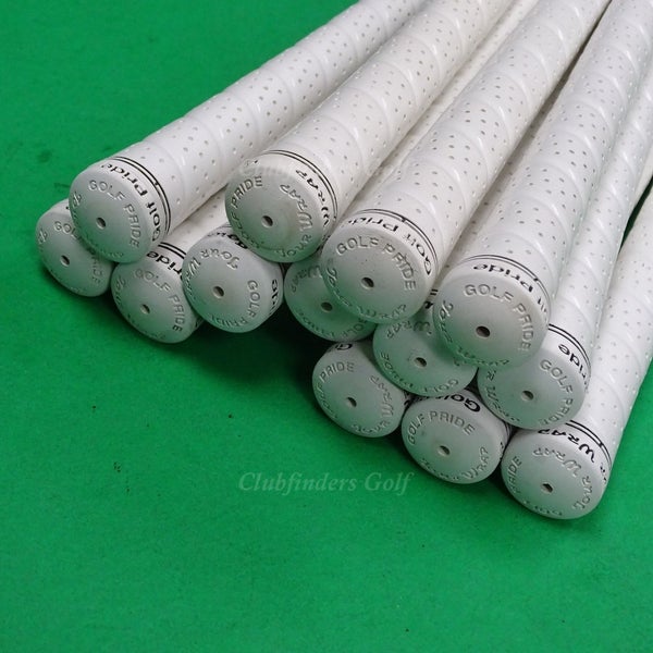 Golf Pride Tour Wrap White M60R Standard Pulled Iron/Wood Grips LOT OF ...