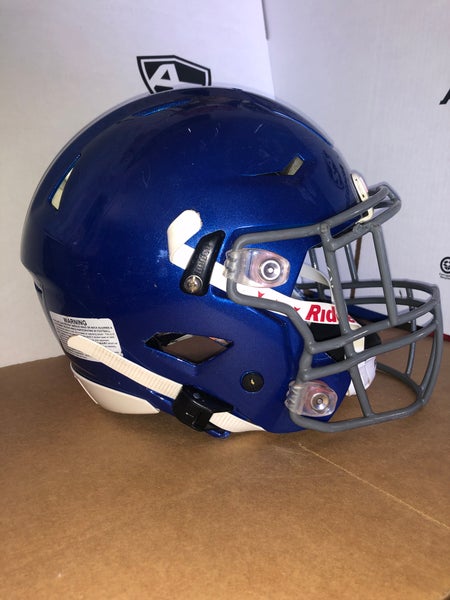 USED RIDDELL FLEX ADULT HELMET - MEDIUM- METALLIC ROYAL BLUE ...