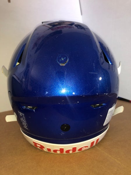 USED RIDDELL FLEX ADULT HELMET - MEDIUM- METALLIC ROYAL BLUE ...